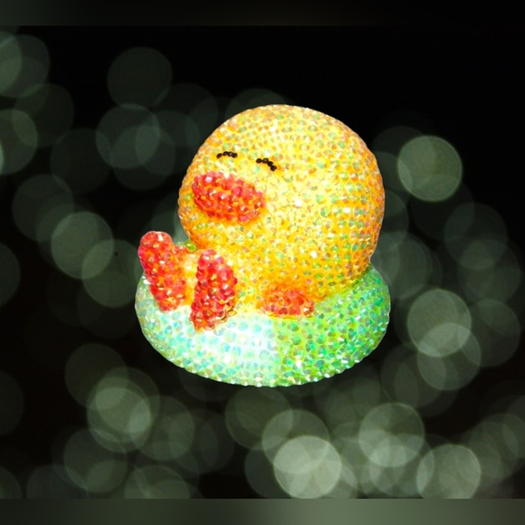 Handmade | Other | Chibi Rhinestone Duck Wfloaty | Poshmark